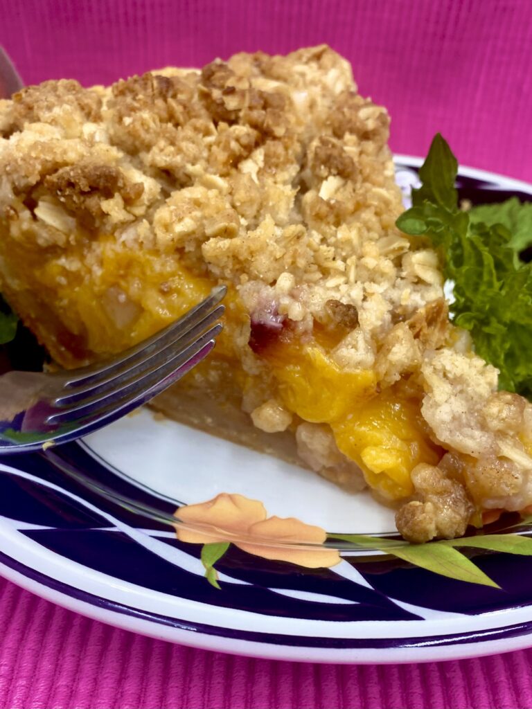 Peach/Mango Pie - Harriett's Cooking